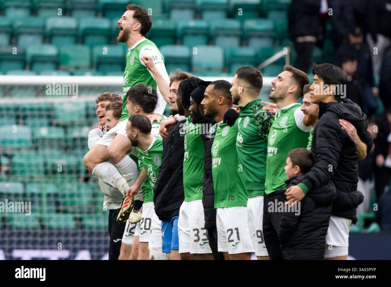 Edinburgh, UK. 02nd Mar, 2025. Scottish Premiership - Hibernian FC v ...