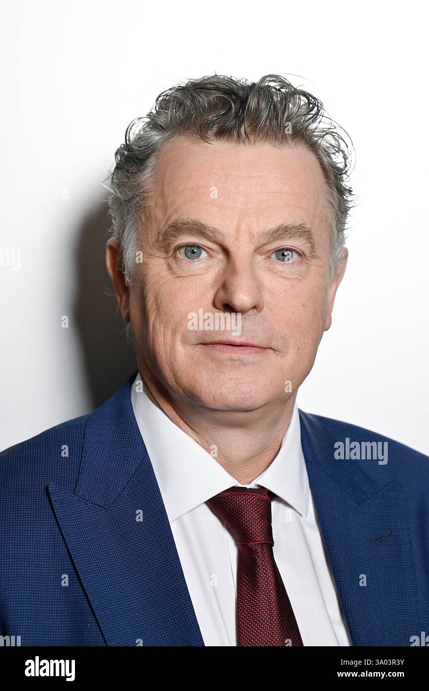 National Secretary of the French Communist Party Fabien Roussel poses ...