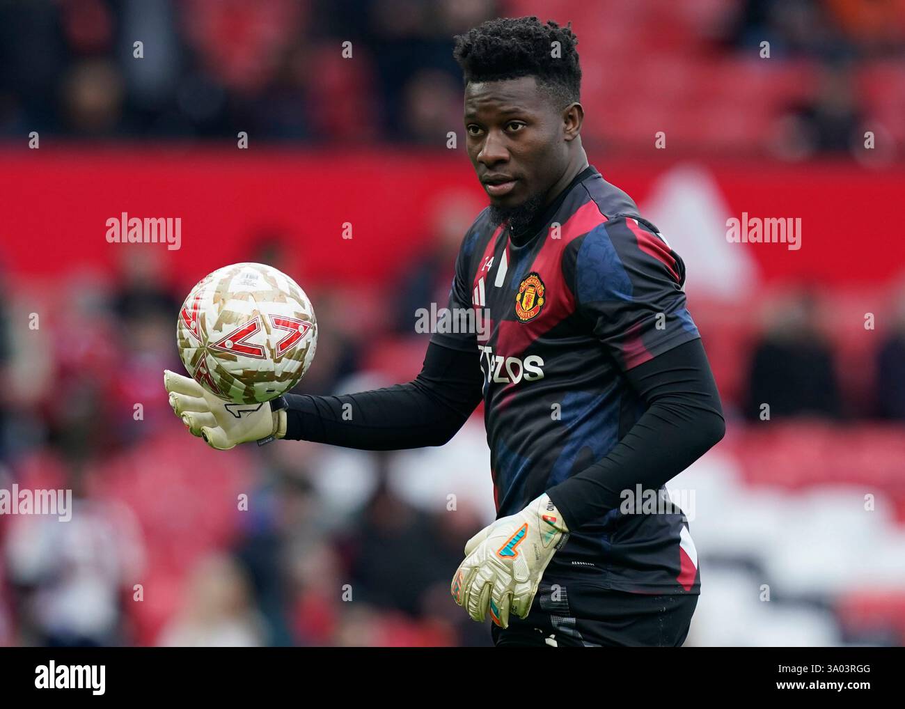 Manchester, England, 2nd March 2025. Andre Onana of Manchester United ...