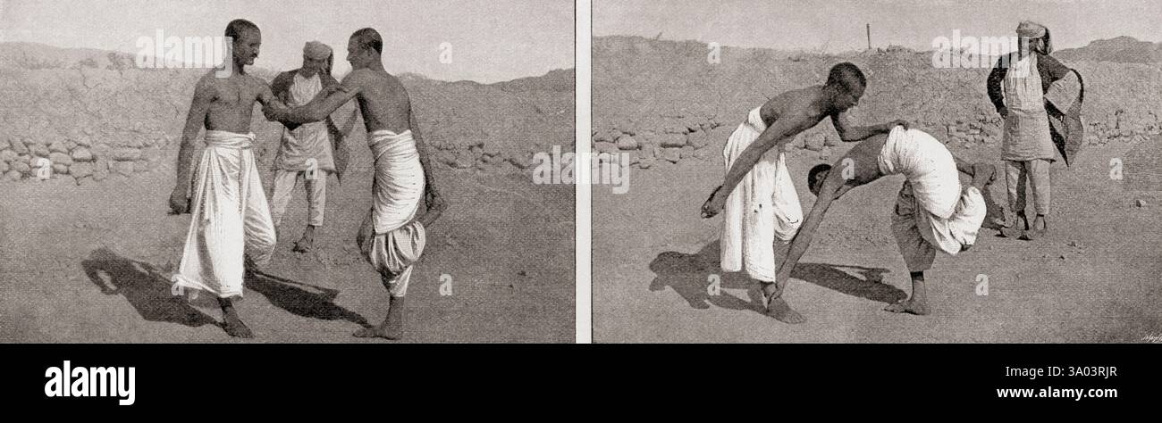 Athletics amongst the Pathans or the Pathans of India, Skhi, a form of ...