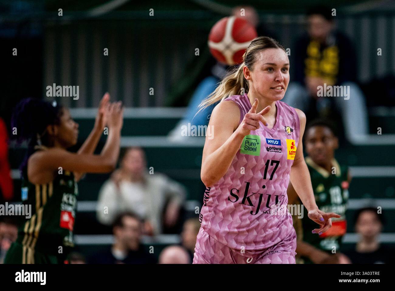 02 March 2025, Berlin: Basketball, Women: DBBL Cup, Saarlouis Royals ...