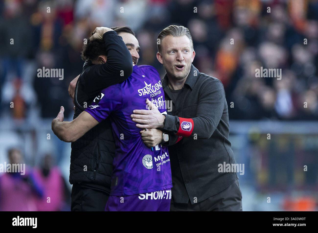 Antwerp, Belgium. 02nd Mar, 2025. Beerschot's assistant coach Frank ...