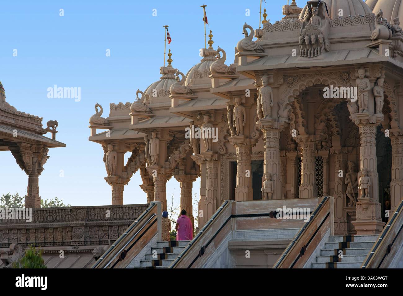 Swami Narayan temple, Baroda, Gujarat, India, Asia Stock Photo - Alamy