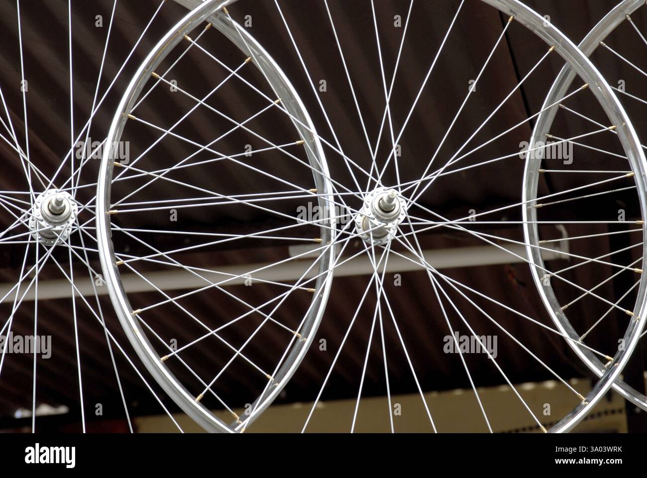 Bicycle wheel graphic form design Stock Photo - Alamy