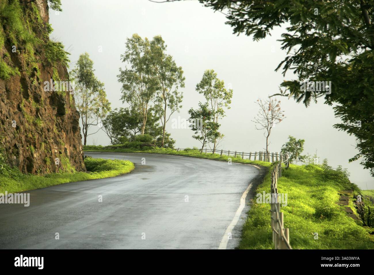 Landscape at Pasarni ghat connecting Wai and hill station of Panchgani ...