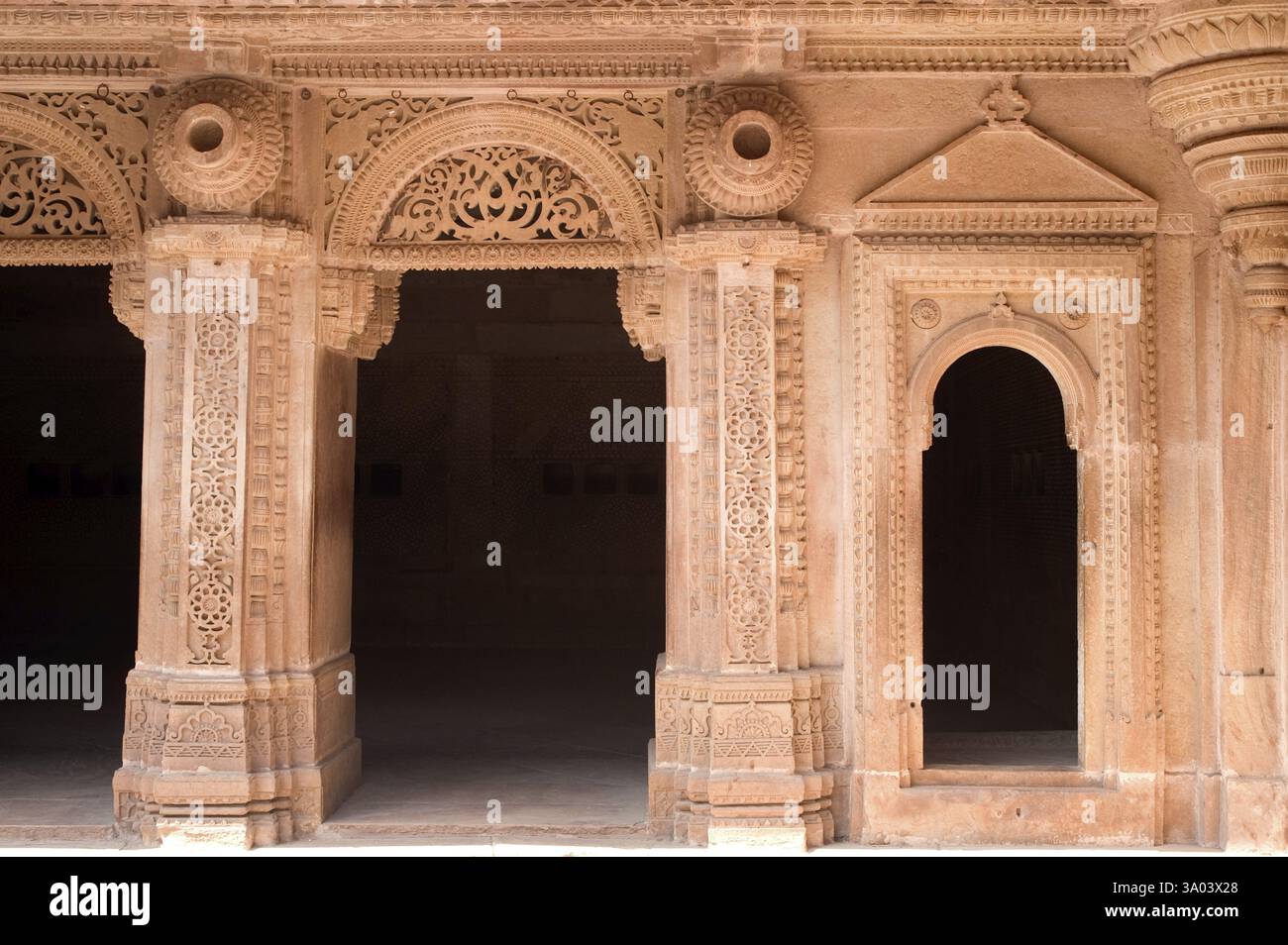 Interior of man mandir palace, Gwalior, Madhya Pradesh, India, Asia ...