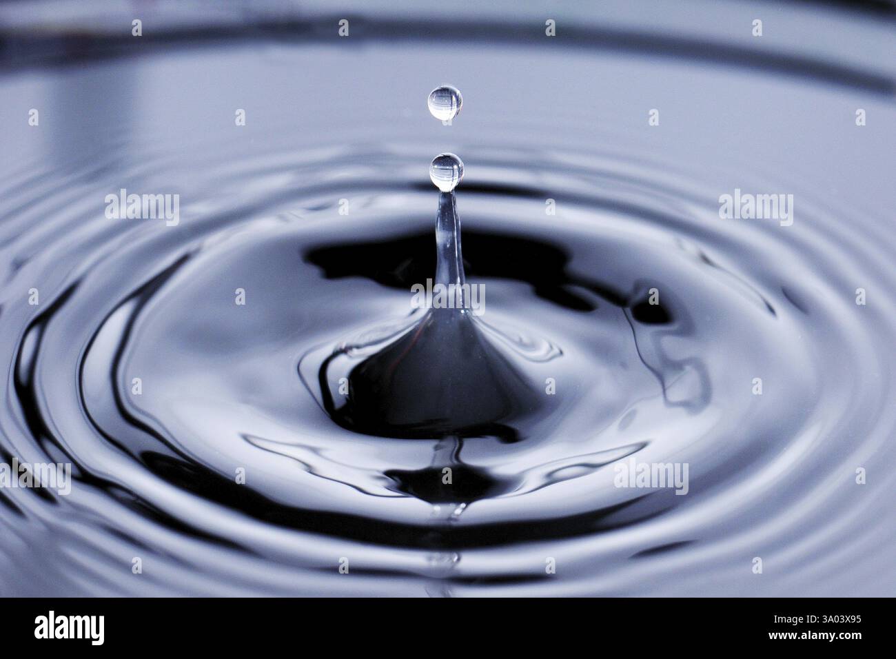 Water drop pattern Stock Photo - Alamy
