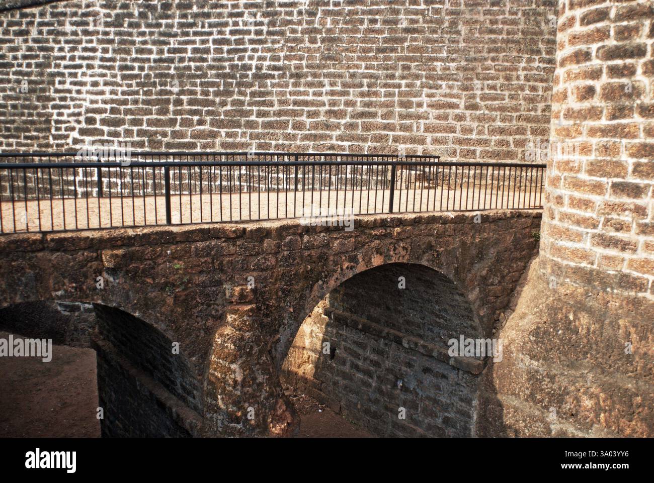 Entrance of Portuguese fort of Aguada in Goa, India 9-May-2008 Stock ...