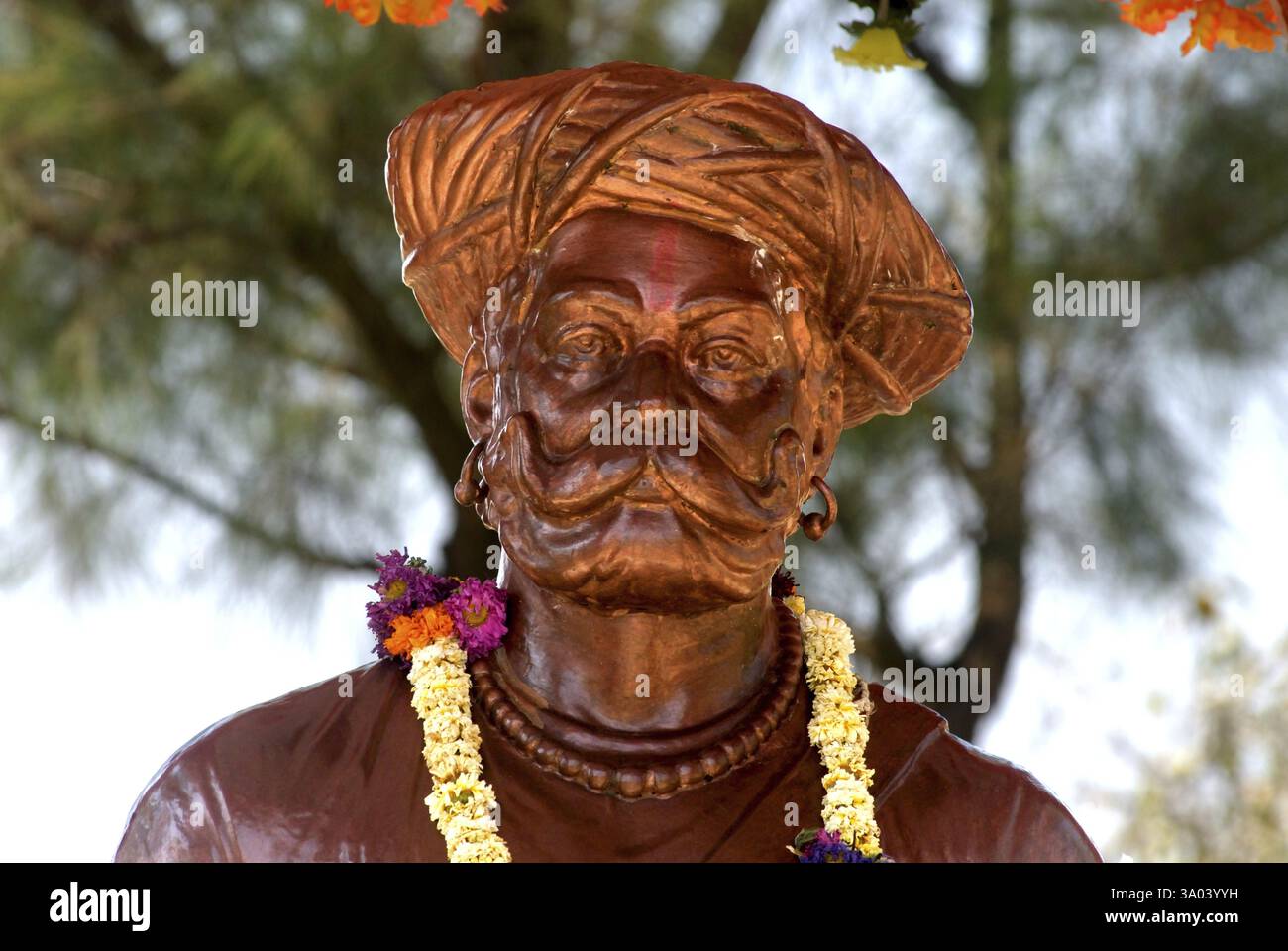 Statue of tanaji malsure malusare, Pune, Maharashtra, India, Asia Stock ...