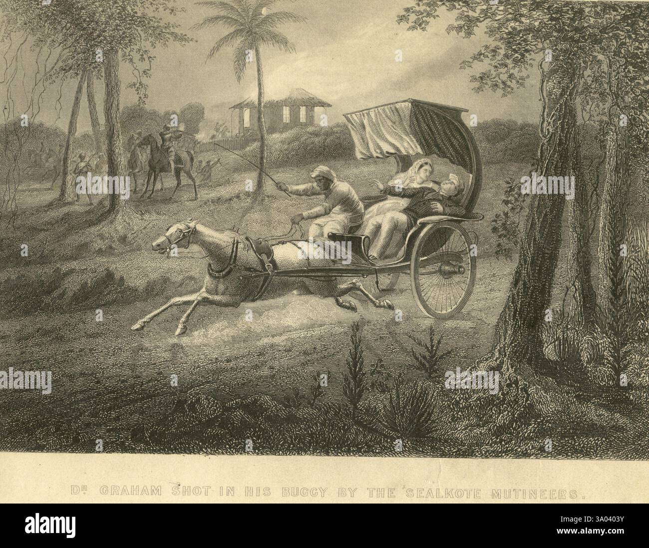 Military and munity mutiny views Dr Graham shot in buggy by sealkote ...