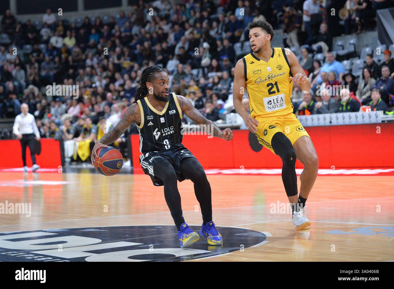 Paris Lee of LDLC Asvel during the French championship, Betclic Elite ...