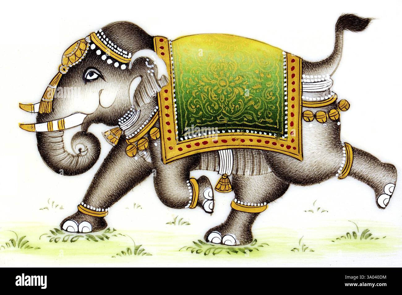 Painting of elephant, India, Asia Stock Photo - Alamy