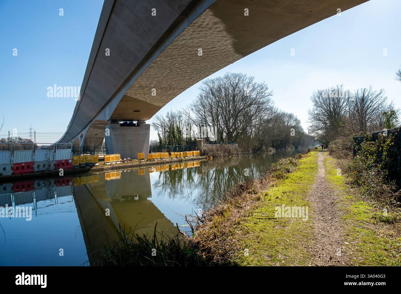 Harefield, UK. 2nd March, 2025. The HS2 High Speed Rail Colne Valley ...