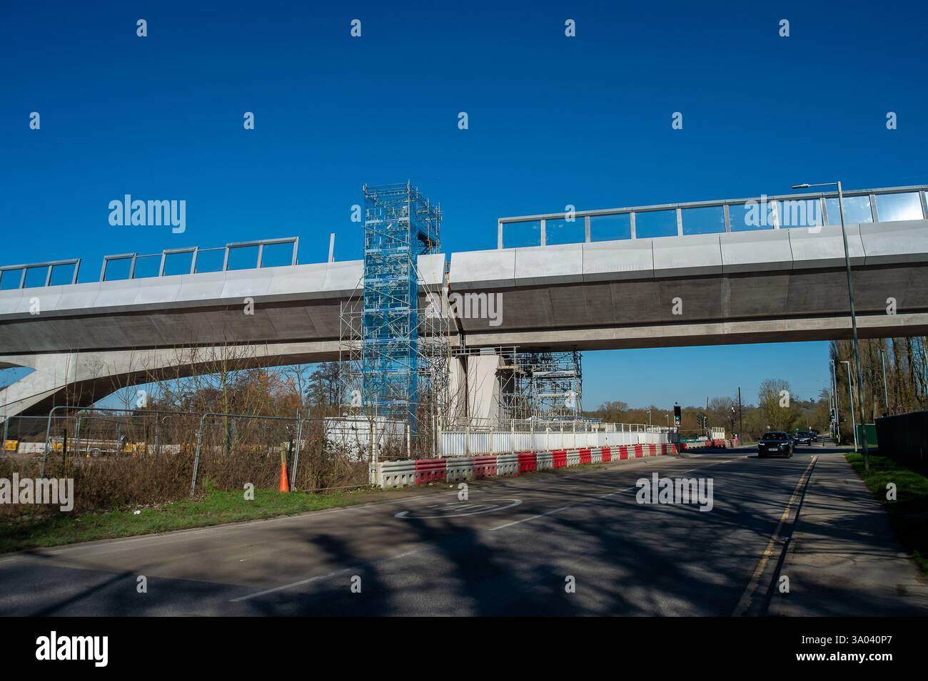 Harefield, UK. 2nd March, 2025. The HS2 High Speed Rail Colne Valley ...