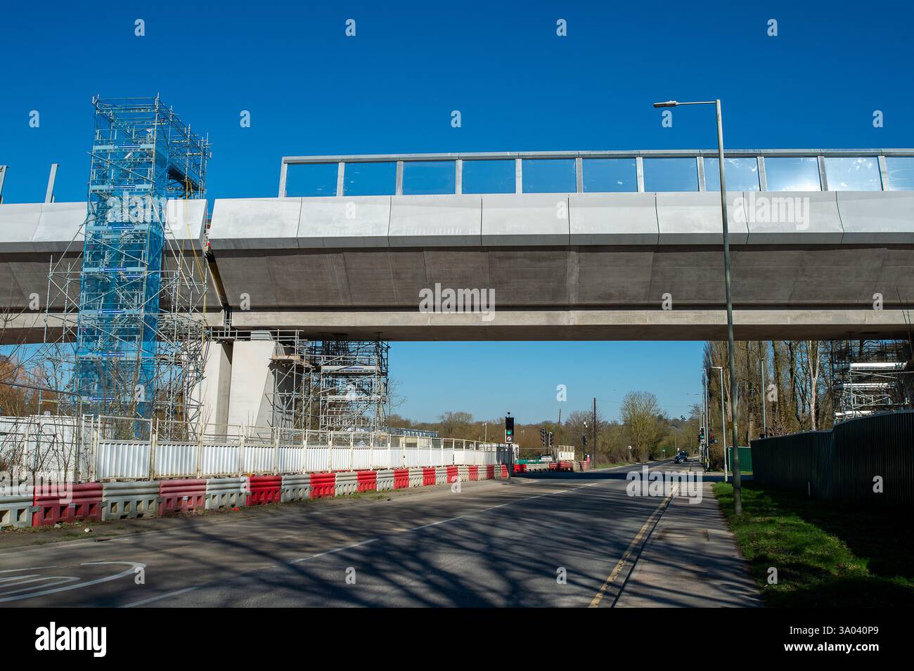 Harefield, UK. 2nd March, 2025. The HS2 High Speed Rail Colne Valley ...