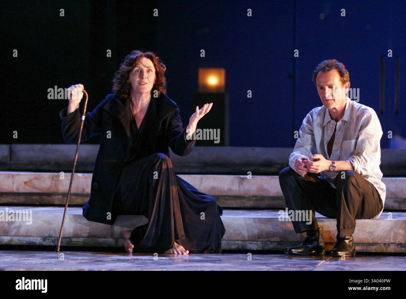 Fiona Shaw (Portia), Anton Lesser (Marcus Brutus) in JULIUS CAESAR by ...