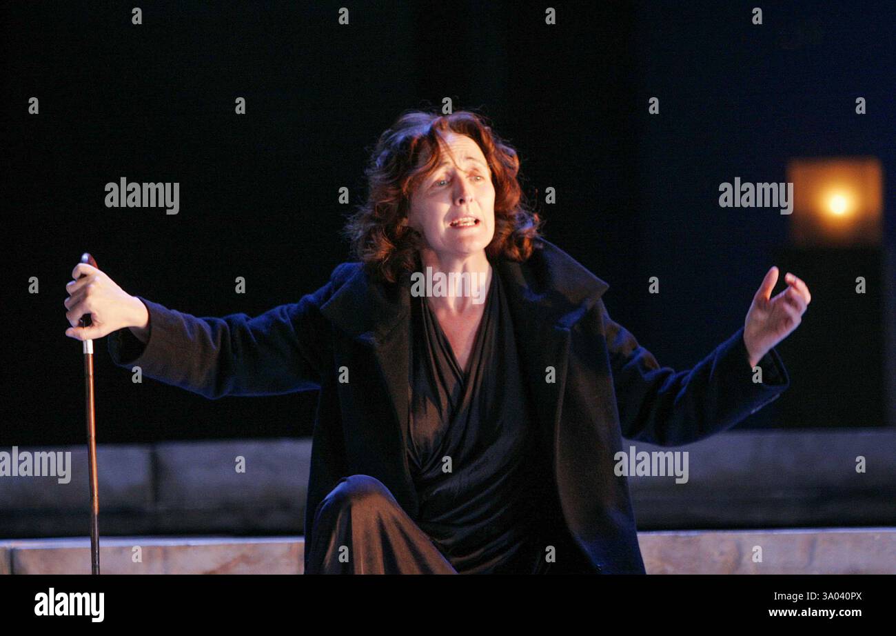 Fiona Shaw (Portia) in JULIUS CAESAR by Shakespeare at the Barbican ...