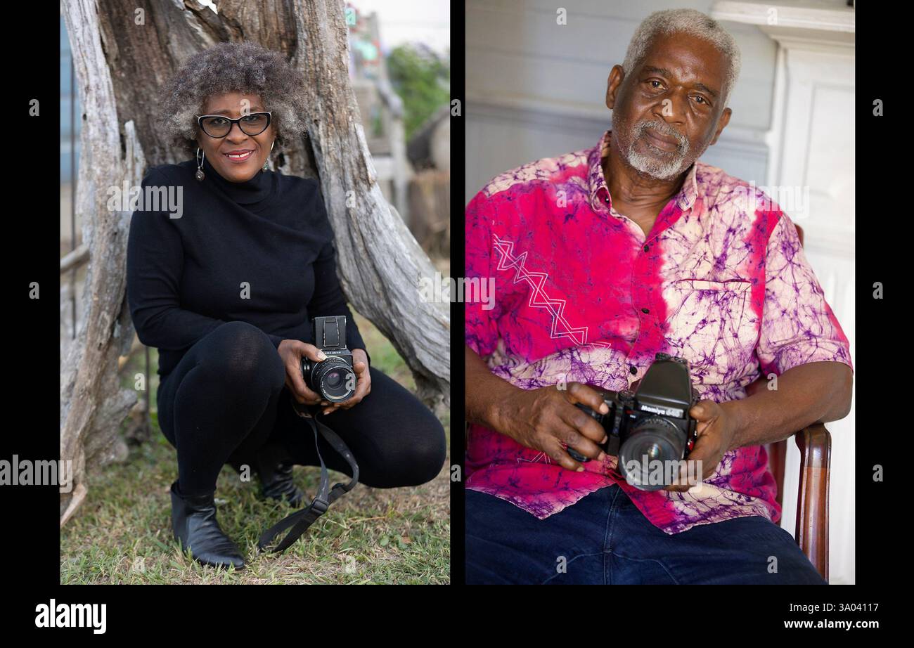This composite photo shows photographers Chandra McCormick, left, and ...