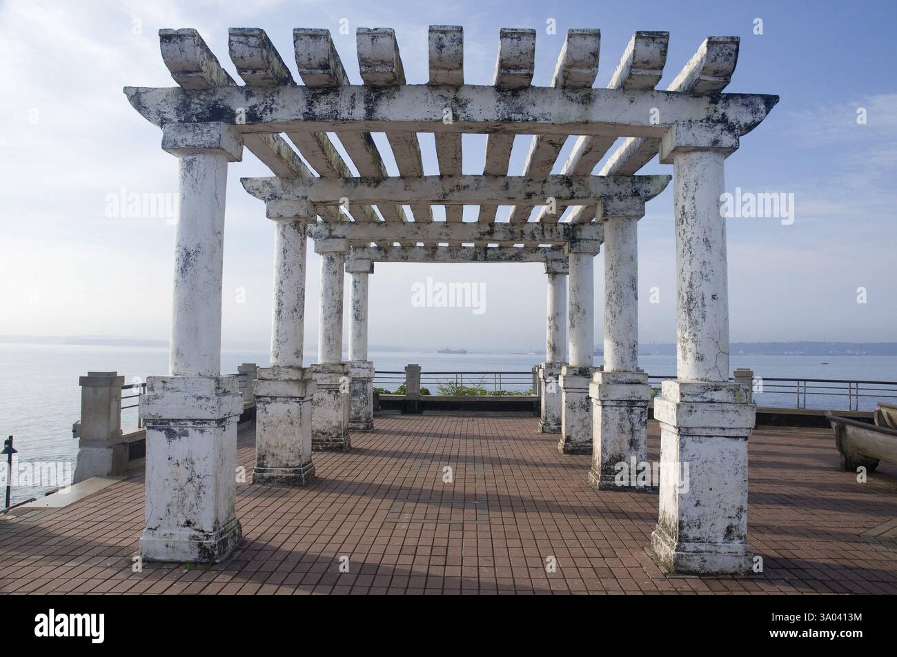 Pillared structure Dona Paula Goa Maharashtra India Asia Sept 2010 ...