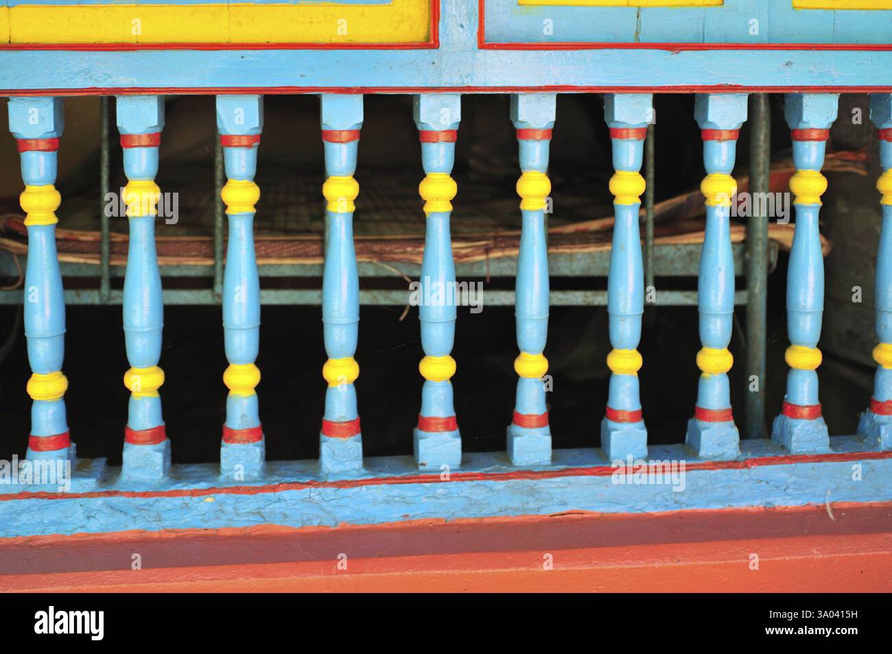 Colourful parts of house at village kalavli sindhudurga Maharashtra ...