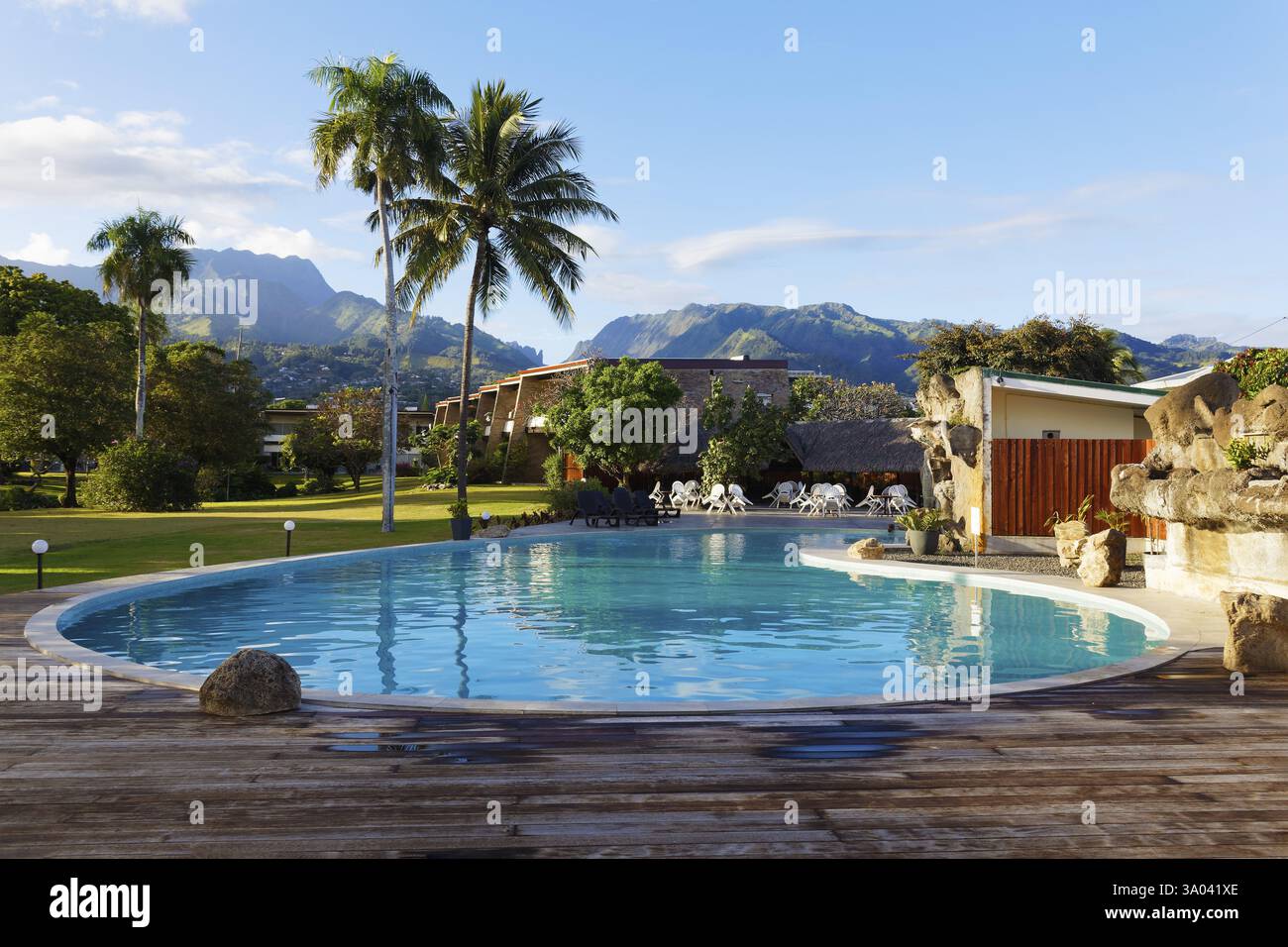 Pool, Bungalow, Terraced bungalow, Garden, Mountain, Evening sun, Royal ...