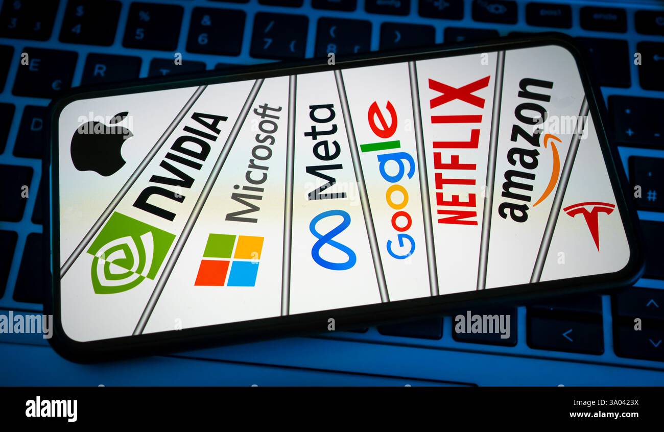 American big technology companies Stock Photo - Alamy