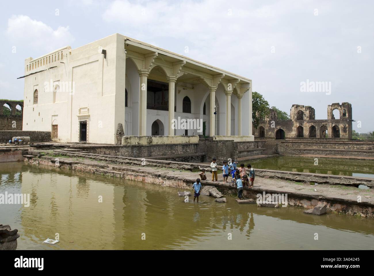The Asar Mahal built by Mohammed Adil Shah in 1646 called as Hall of ...