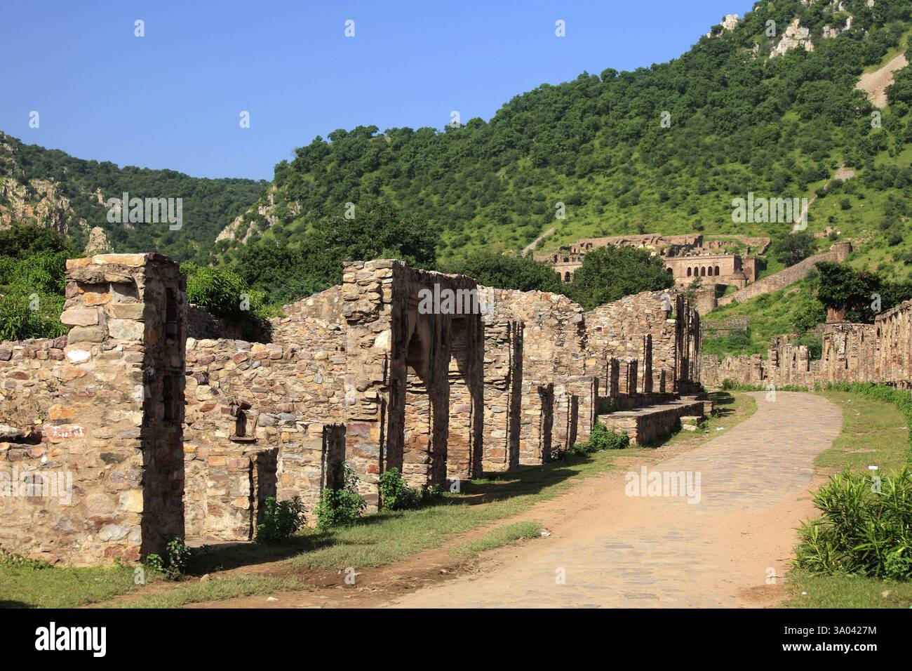 Ruin fort, Bhangarh, Rajasthan, India, Asia Stock Photo - Alamy