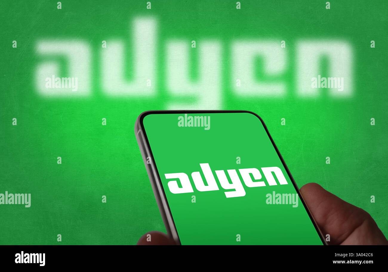 Adyen fintech payment company Stock Photo - Alamy