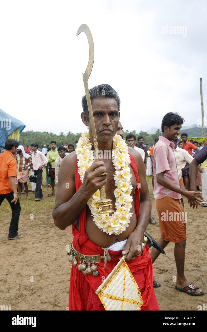Velichapadu Temple Oracle, Kerala, India NO MR Stock Photo - Alamy