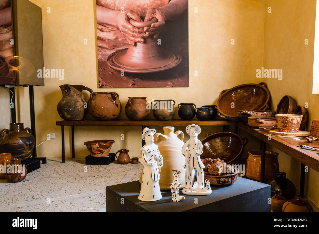 Museu del Fang (mud museum) Sa Cabaneta, Marratxí, Mallorca, Balearic Islands, Spain Stock Photo ...