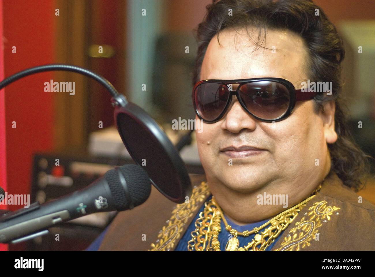 Singer composer and musician Bappi Lahiri, India NO MR Stock Photo - Alamy