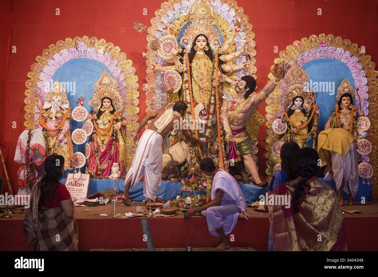 Idol of Goddess Durga, Durga Pooja dassera Vijayadasami Festival ...