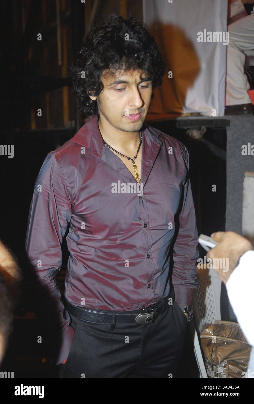 Singer sonu nigam, India NO MR Stock Photo - Alamy