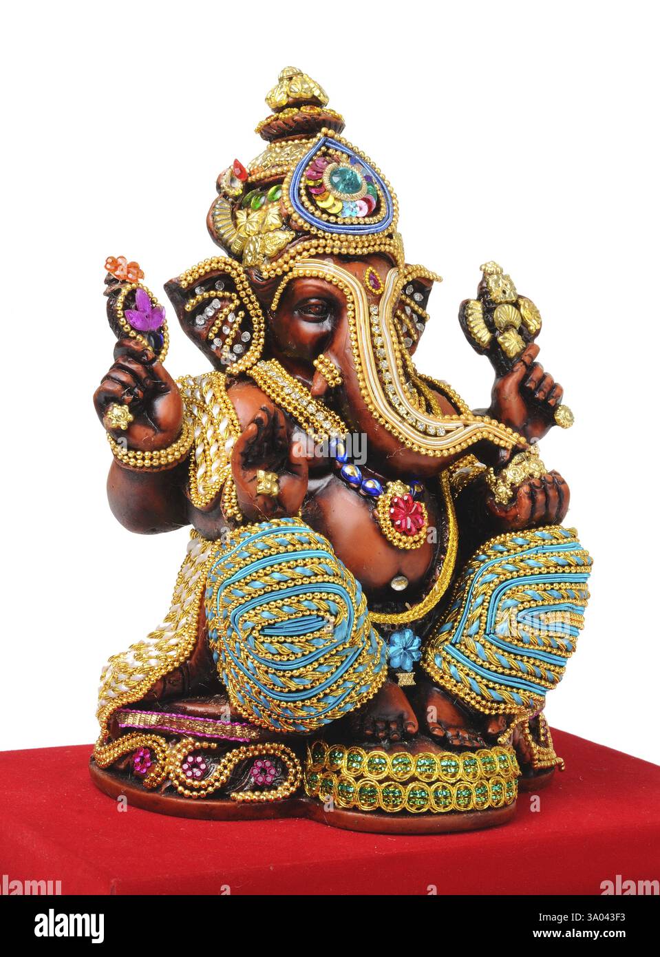Clay statue of lord ganesh Stock Photo - Alamy