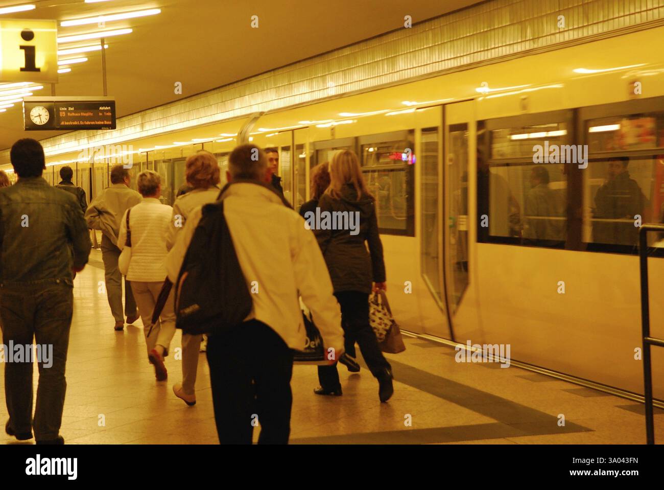 Inside subway station, Berlin, Germany, Europe Stock Photo - Alamy