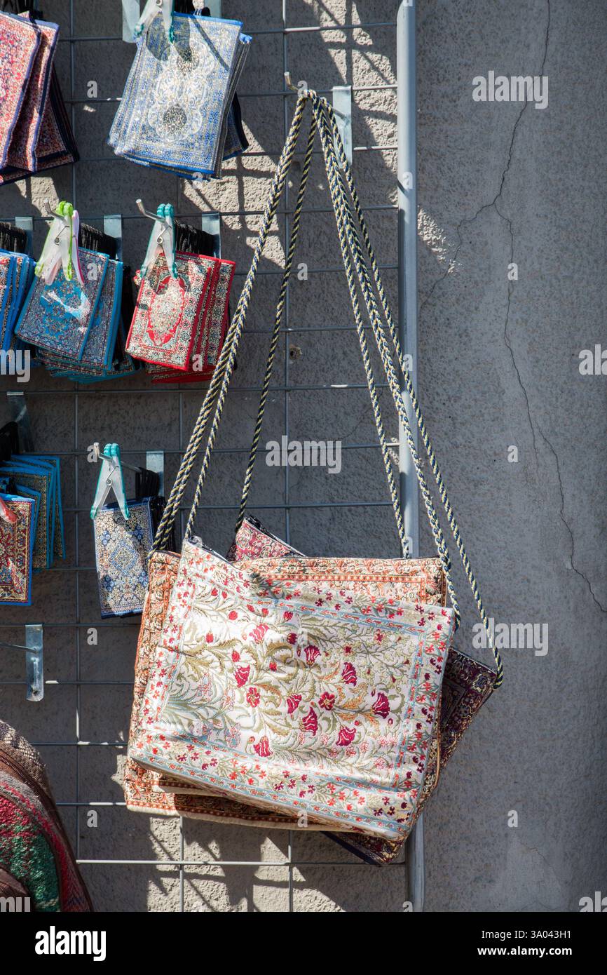 Traditional turkish handmade bags Stock Photo - Alamy