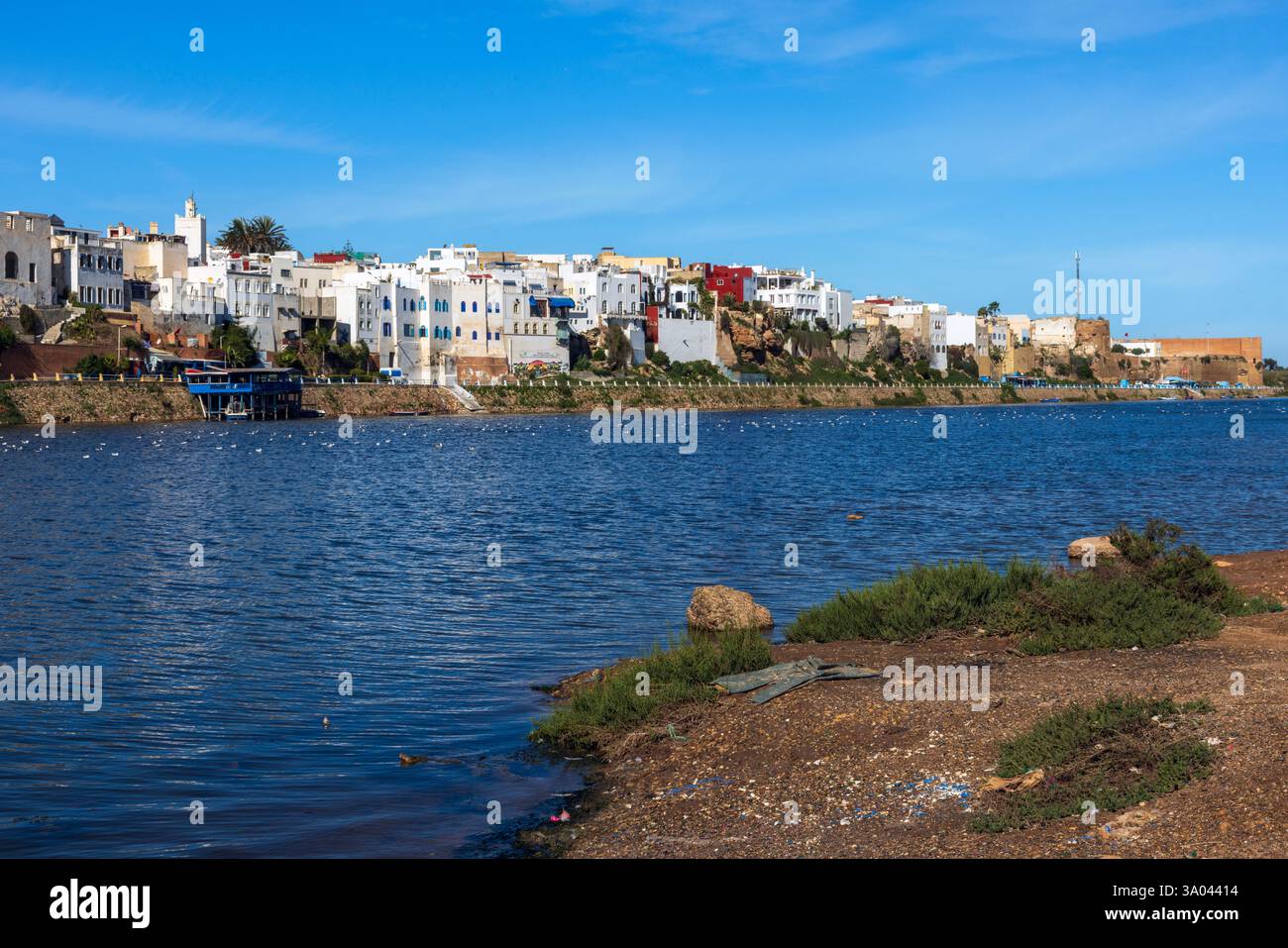 The Moroccan city of Azemmour is located on the Atlantic coast, 75 km ...