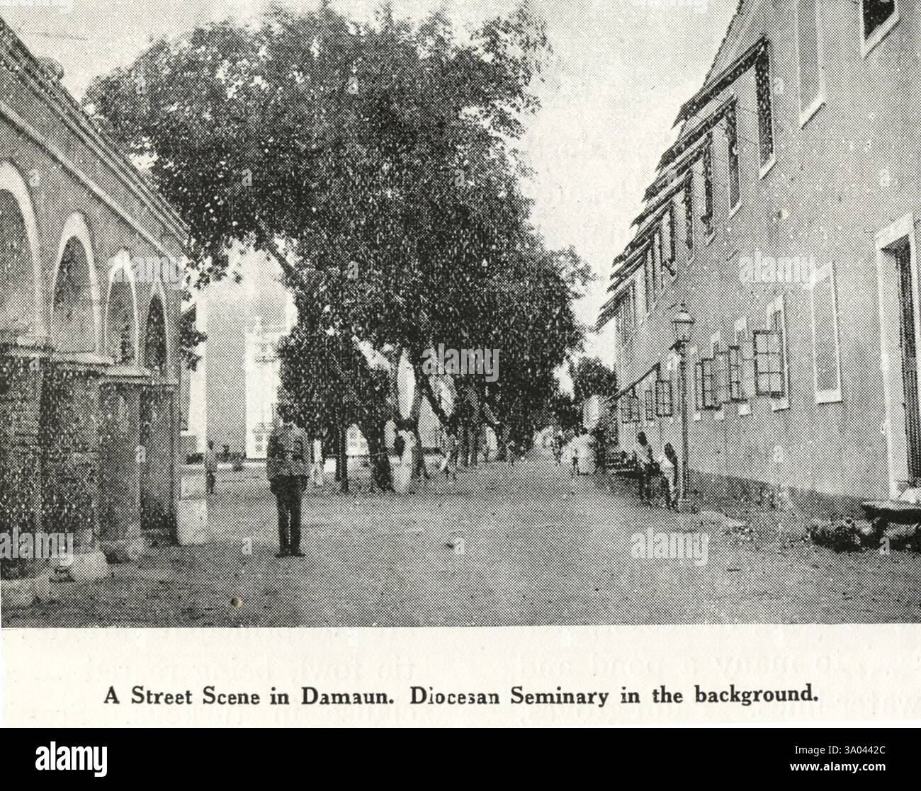 Catholic community street scene in Damaun Diocesan Seminary in ...