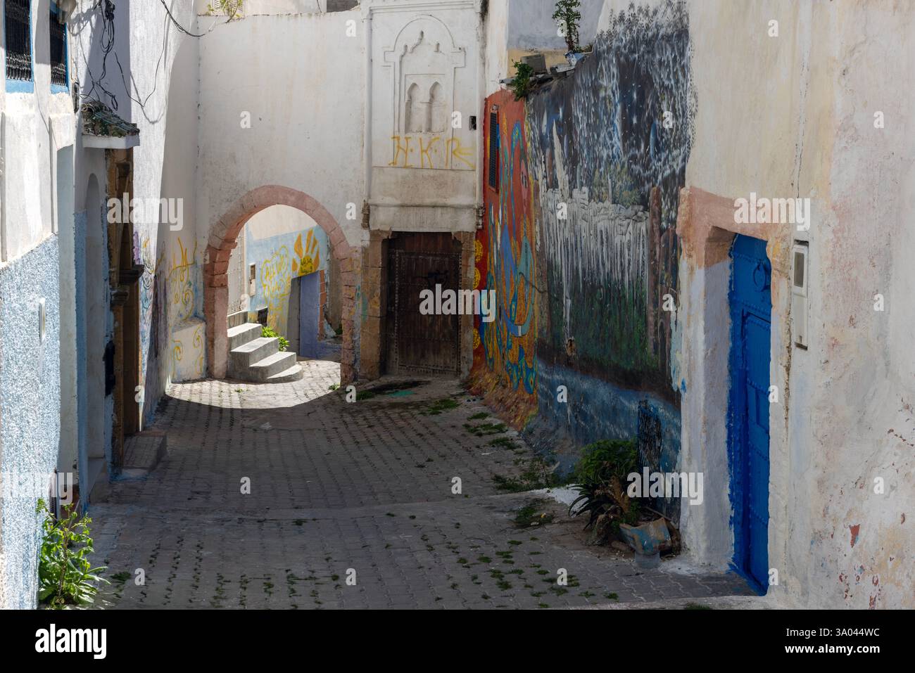 The Moroccan city of Azemmour is located on the Atlantic coast, 75 km ...