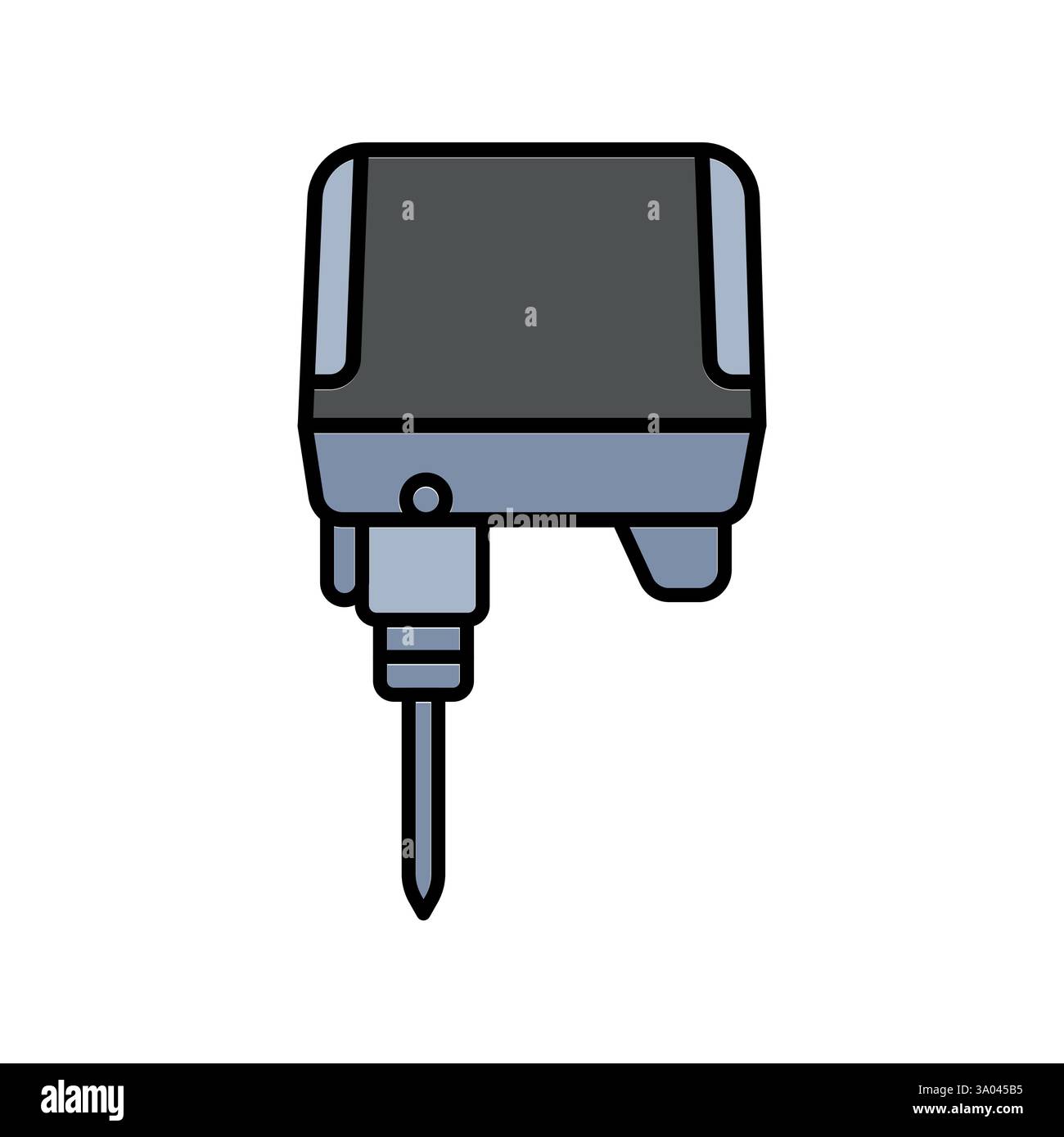 tamper-proof switch color line icon. Vector isolated element. Editable ...