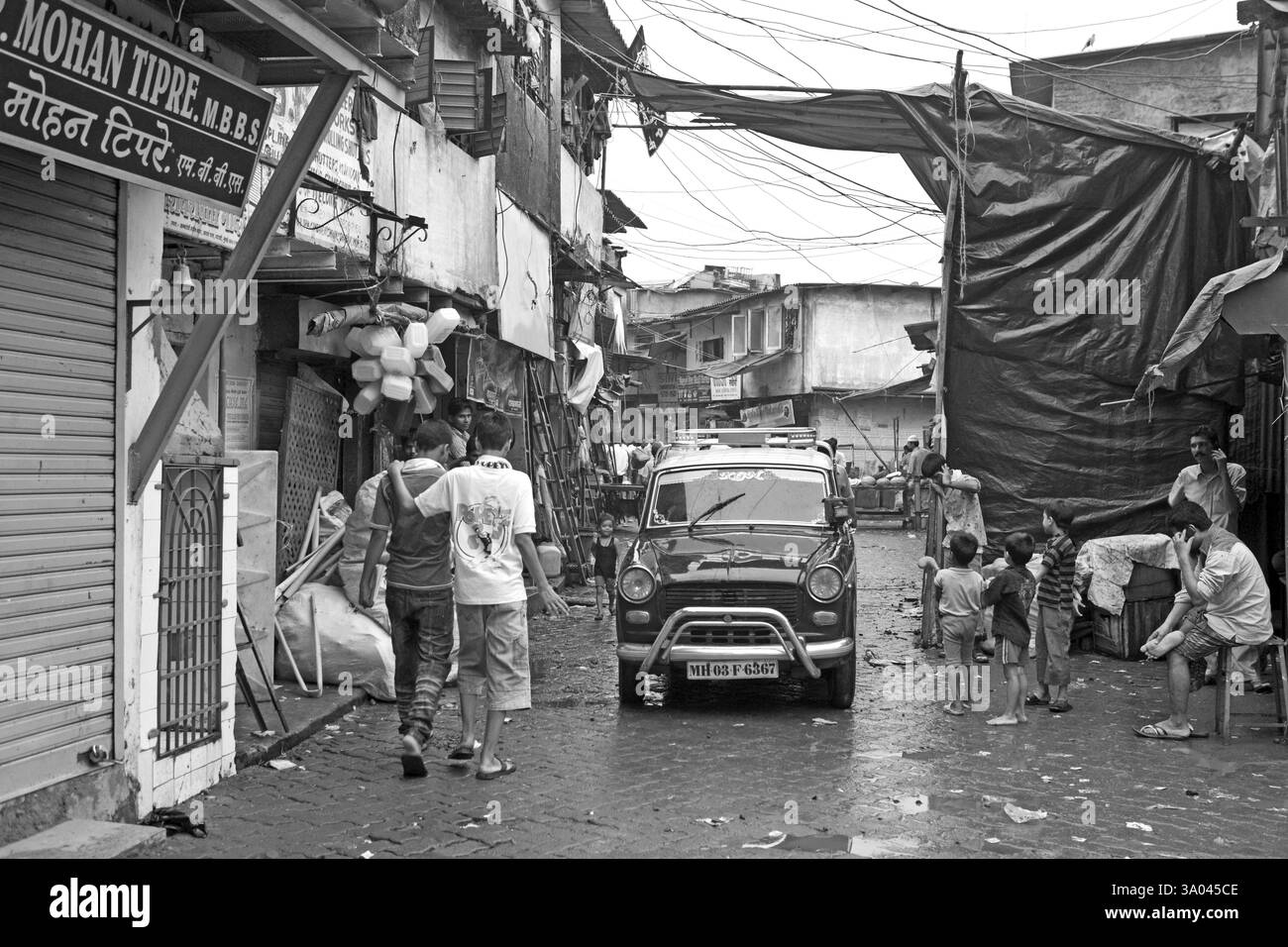 Dharavi slum, Bombay Mumbai, Maharashtra, India, Asia Stock Photo - Alamy