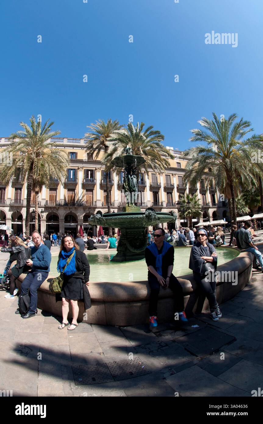 Plaza Real designed by Francesc Daniel Molina celebrates a monthly ...