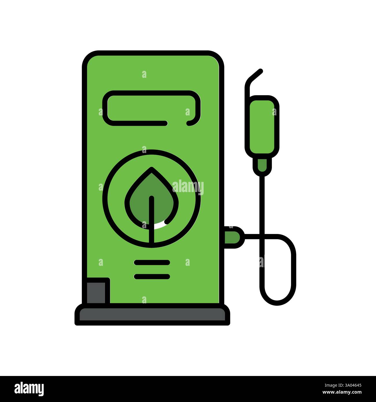 Biofuel color line icon. Vector isolated element. Editable stroke Stock ...
