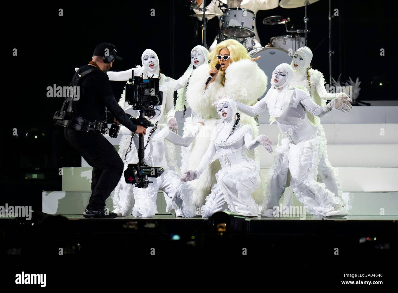 Jade performs during the Brit Awards 2025 in London, Saturday, March.1 ...