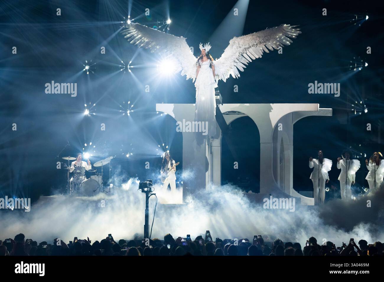 Jade performs during the Brit Awards 2025 in London, Saturday, March.1 ...