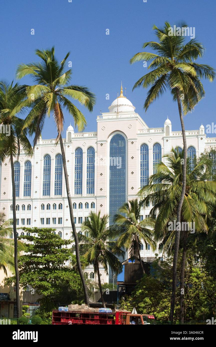 Decorative glass windows of saifee hospital at charni road, Bombay ...