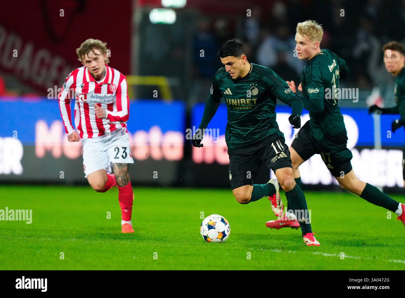 Aalborg, Denmark. 02nd Mar, 2025. AaB moeder FC Koebenhavn i ...