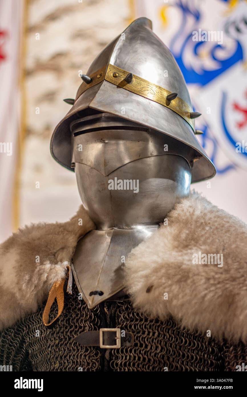 A replica of a medieval knight armor Stock Photo - Alamy