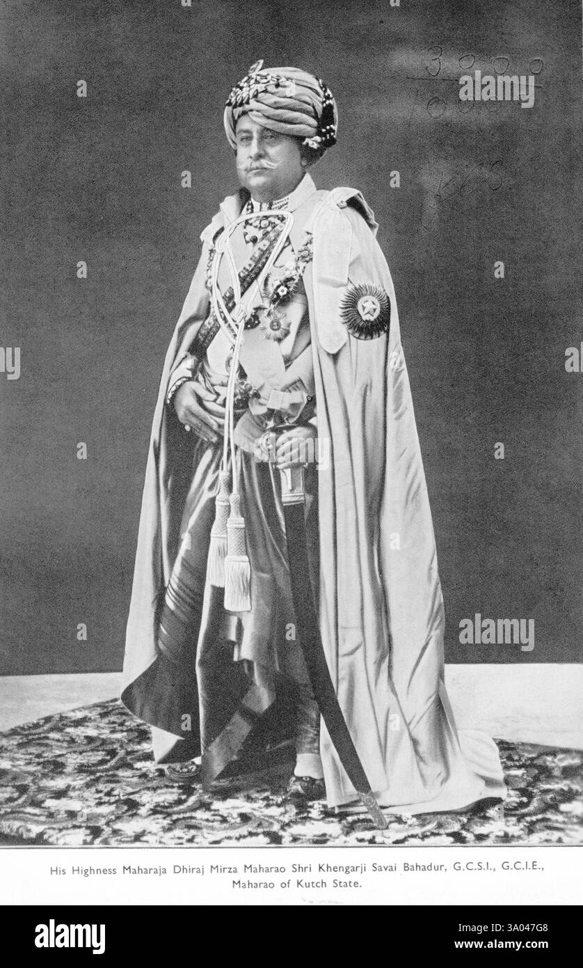 Prince of India, His Highness Maharaja Dhiraj Mirza Maharao Shri ...